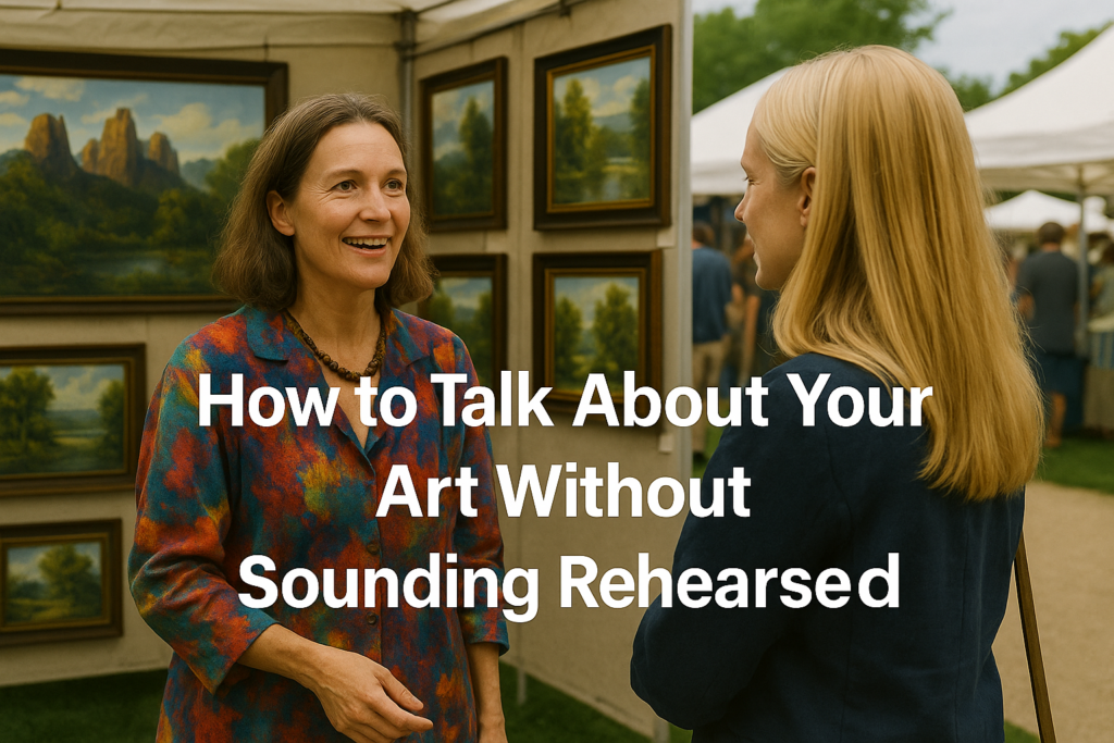 How to Talk About Your Art Without Sounding Rehearsed - RedDotBlog