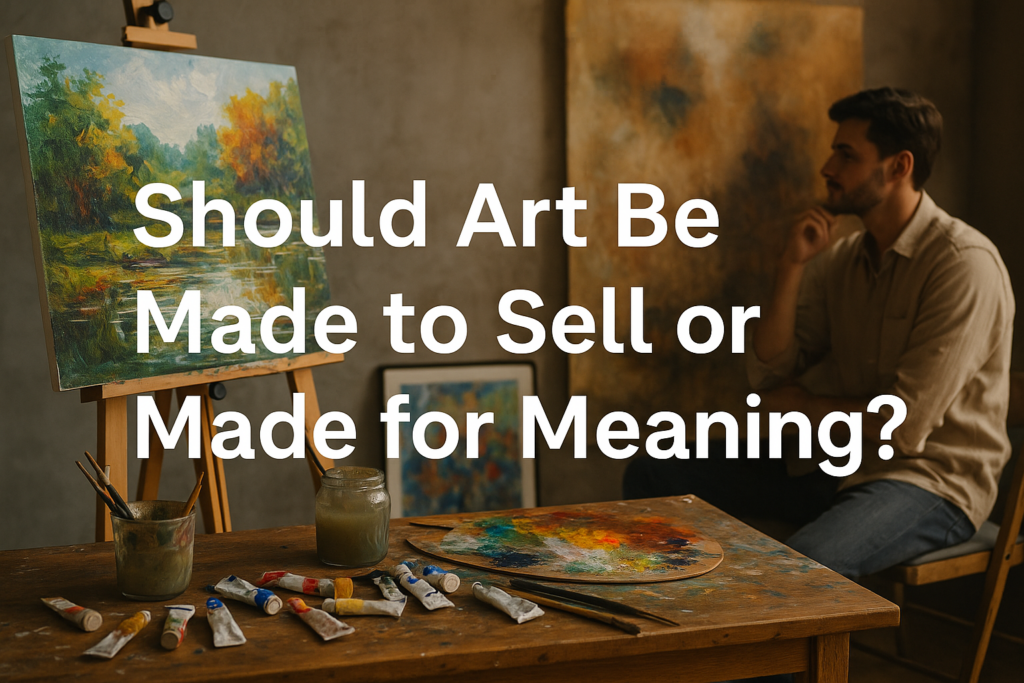 Should Art Be Made to Sell or Made for Meaning? - RedDotBlog