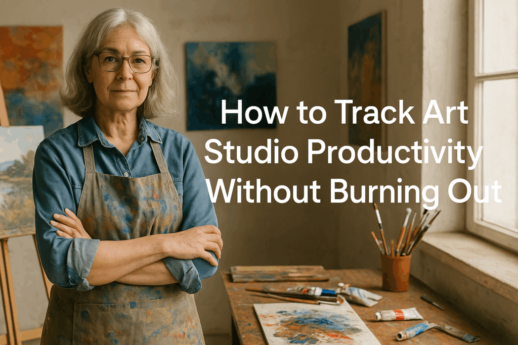 How to Track Art Studio Productivity Without Burning Out - RedDotBlog