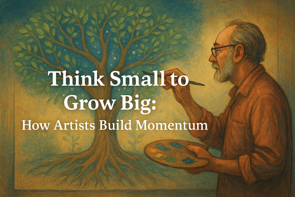 Think Small to Grow Big: How Artists Build Momentum - RedDotBlog